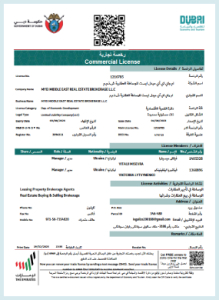 License and Certificates - Estate Invest Turkey